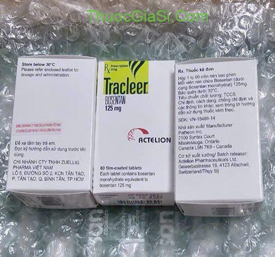 Tracleer (Bosentan 125 Mg) - Thuốc điều Trị Tăng áp động Mạch Phổi(PAH ...